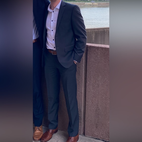 Bar III | Suits & Blazers | Bar Iii Mens Charcoal Gray Suit | Poshmark